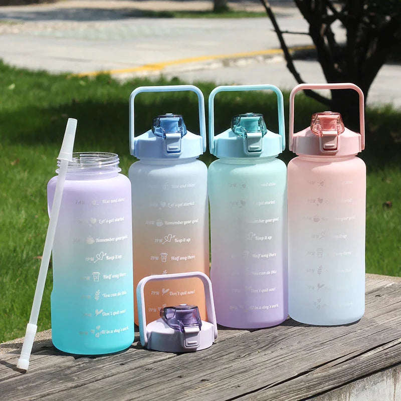 2 Litres Motivational Gradients Water Bottle – KOJA INDIA
