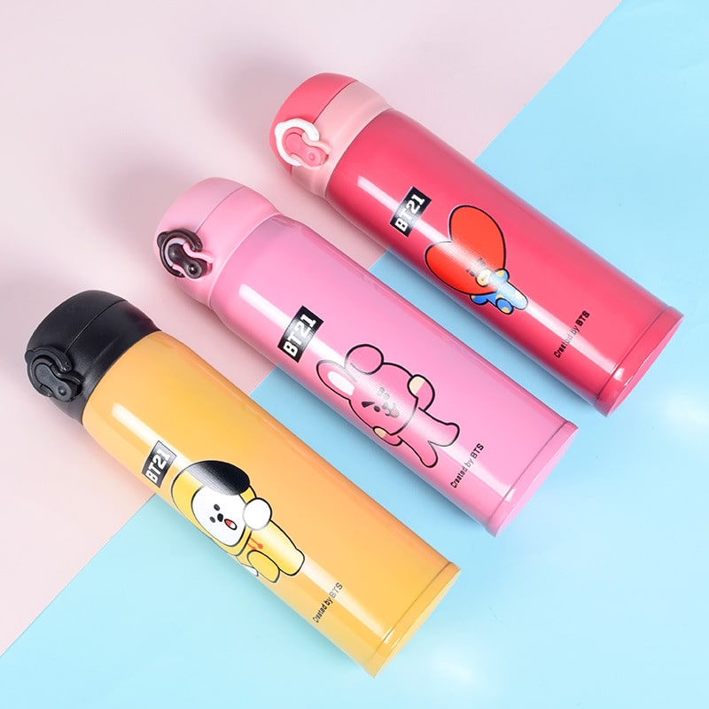 BTS BT21 Thermos Water Bottle – KOJA INDIA